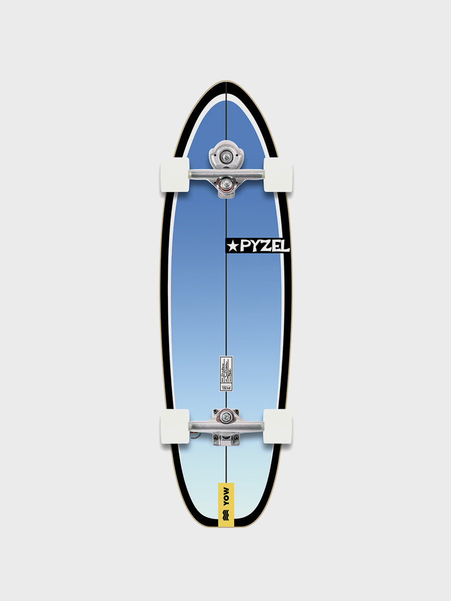 Shadow 33.5" Pyzel x Yow Surfskate Blue – Surfboard Empire